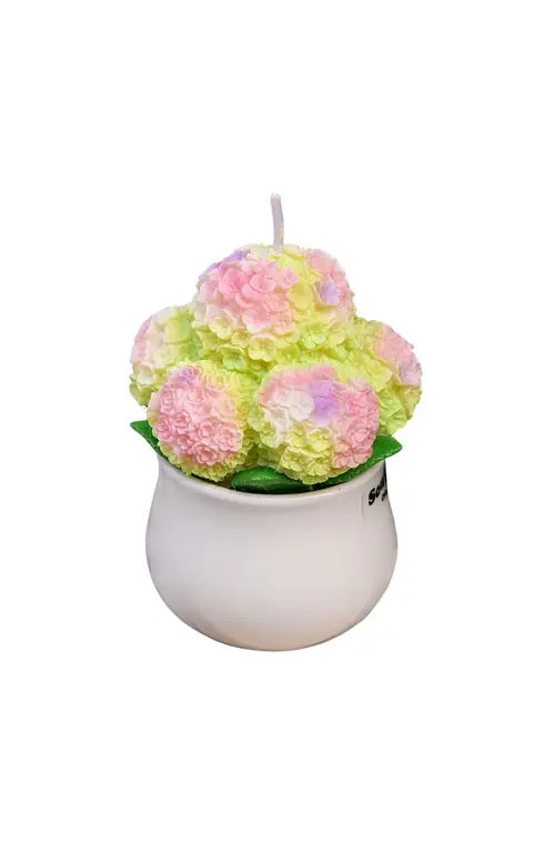 SOUTHLAKE GIFTS Hydrangea Candle - Green