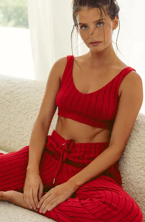 BEACH BUNNY V Neck Bra Top