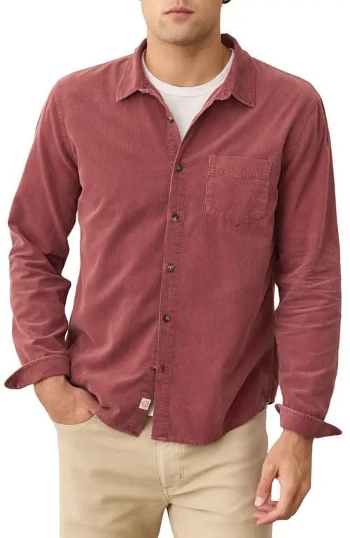 Marine Layer Lightweight Corduroy Button-up Shirt