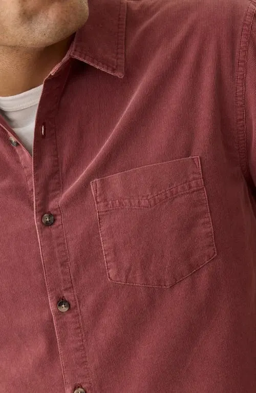 Marine Layer Lightweight Corduroy Button-up Shirt