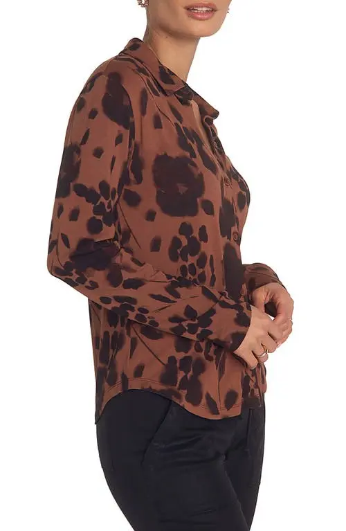 Bella Dahl Printed Stretch Shirt