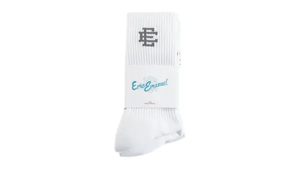 ERIC EMANUEL Crew Socks - White/grey