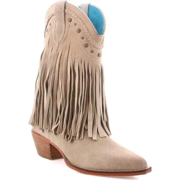 ROAN Setup Fringe Suede Boots