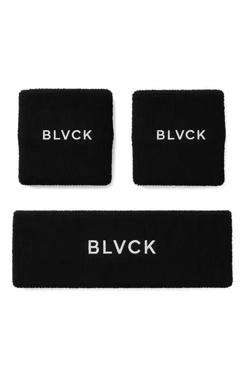 BLVCK Sweatband Set - Black