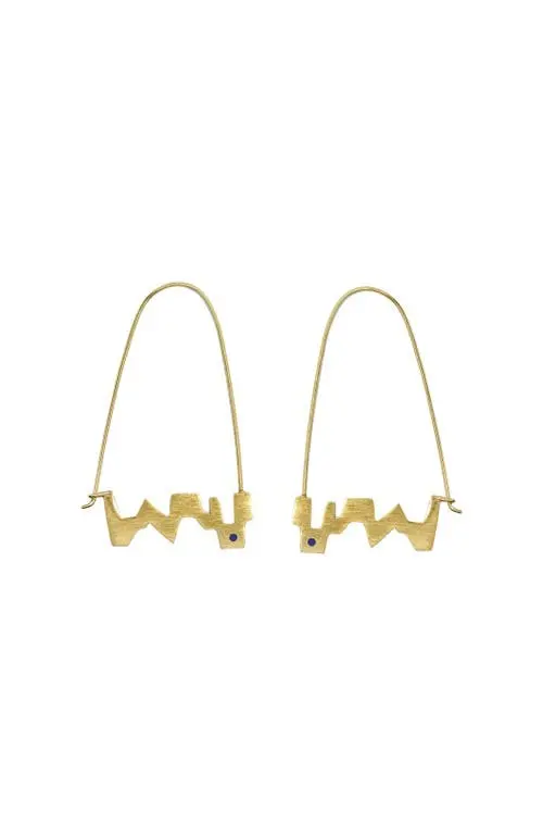 TURQUOISE MOUNTAIN Panjshir Hoop Earrings - Gold