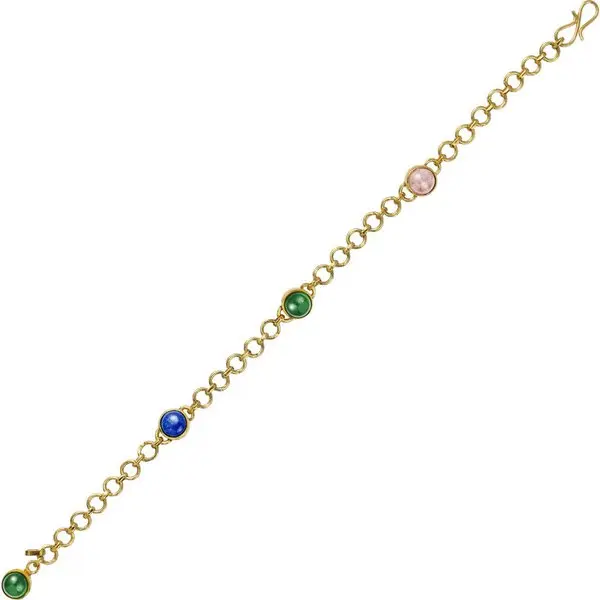TURQUOISE MOUNTAIN Azita Charm Bracelet - Gold