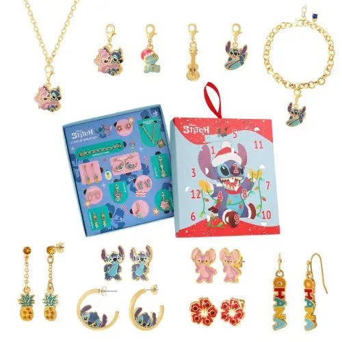 Disney Lilo & Stitch 12-piece Jewelry Advent Calendar - Multicolor