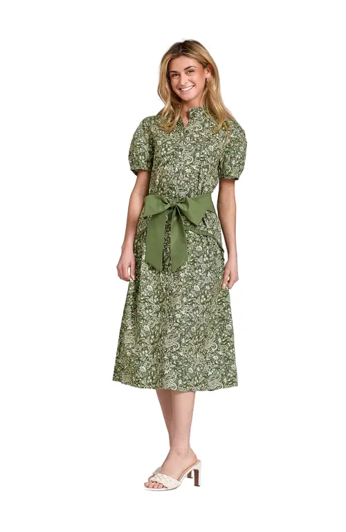 TAYLOR TILLMAN Tie-waist Shirtdress