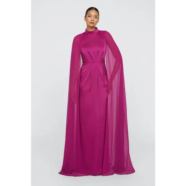 Theia Phillipa Cape Gown