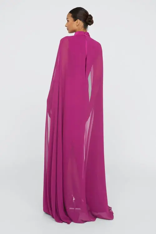 Theia Phillipa Cape Gown