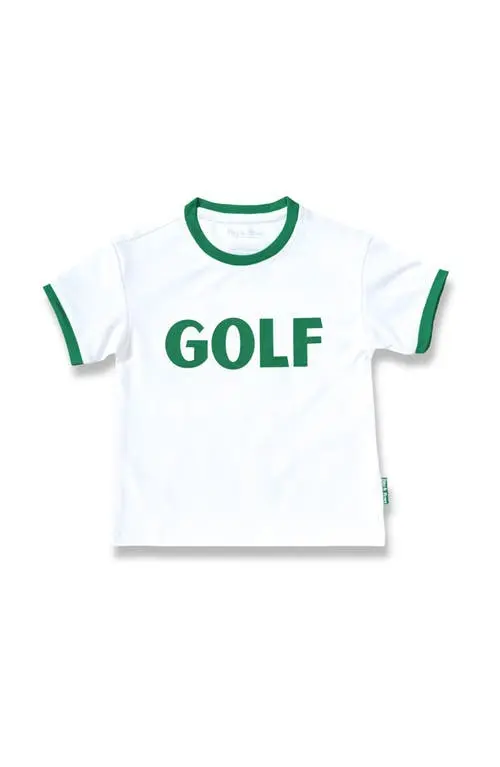 BITS & BOWS Golf T-shirt - White/green