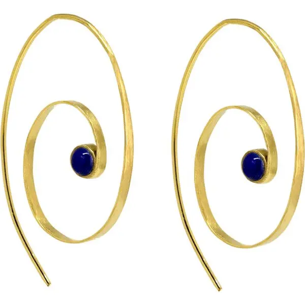 TURQUOISE MOUNTAIN Takhar Hoop Earrings - Gold