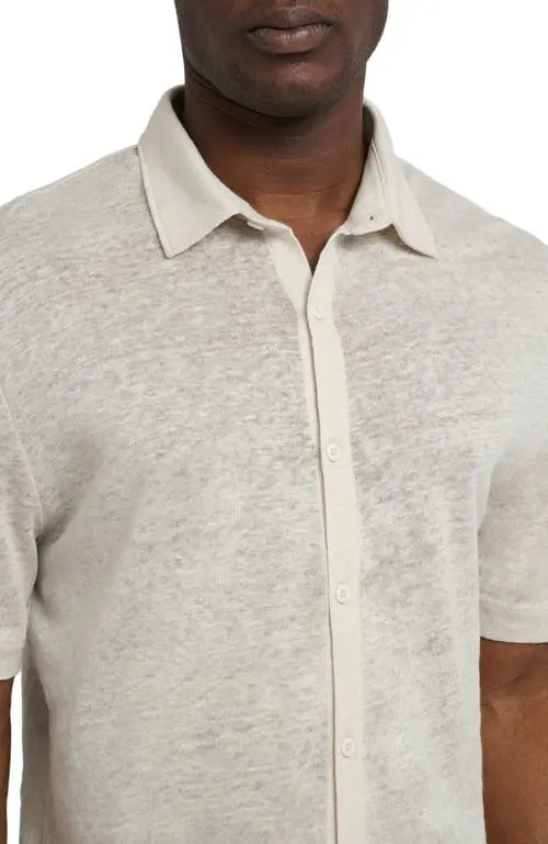 Onia Dylan Linen Shirt - Stone
