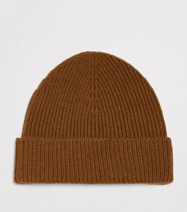 Johnstons Of Elgin Cashmere Rib-knit Beanie