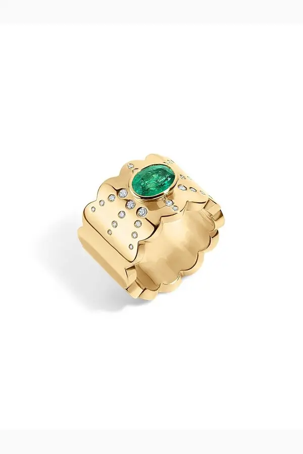 ETIQ Emerald And Diamond Cigar Band