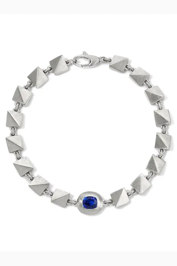 ETIQ Sapphire Deconstruct Link Bracelet - Blue