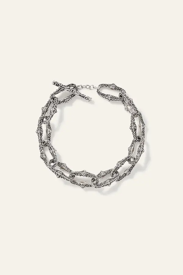 Ba&sh Djulia Link Bracelet - Gray