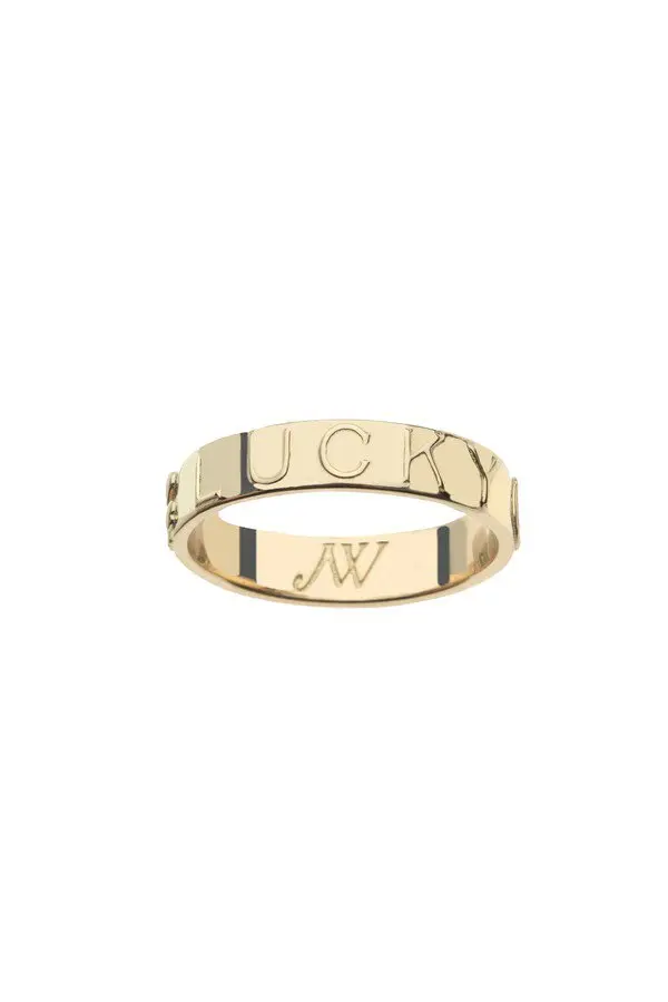 JANE WIN Lucky Stacking Ring - Gold