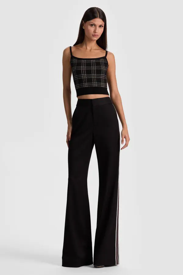 Alice + Olivia Maude Plaid Bralette