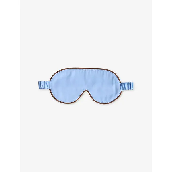 HAY Outline Cotton Sleep Mask - Soft Blue