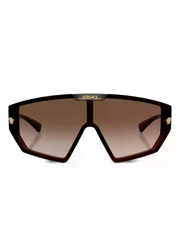 Versace Geometric Sunglasses - Brown