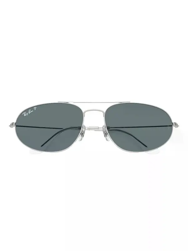 Ray-ban Explorer Iv Pilot Double-bridge Sunglasses - Silver
