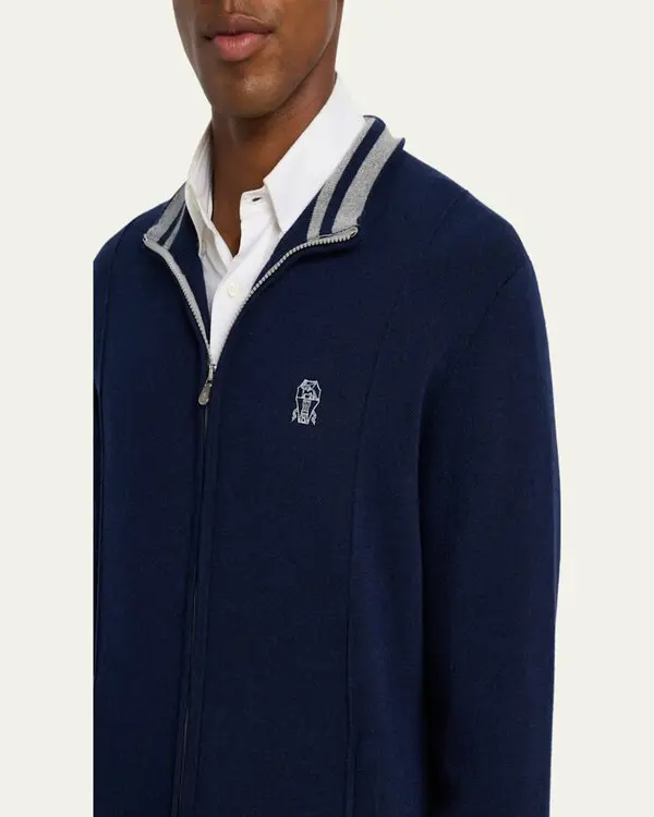 Brunello Cucinelli Cashmere Blend Full-zip Jacket