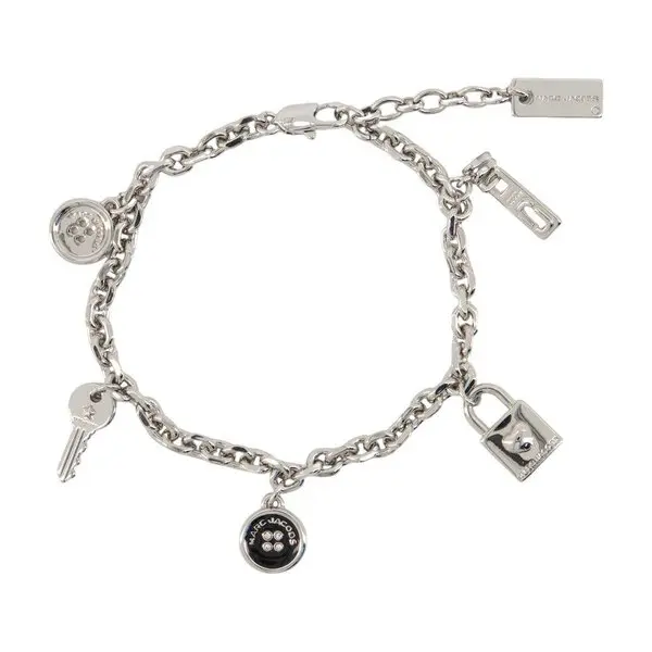 Marc Jacobs Button Charm Bracelet - Silver