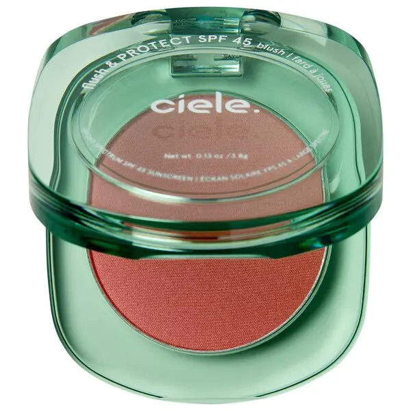 CIELE Flush & Protect Spf 45+ Powder Blush - Ruddy