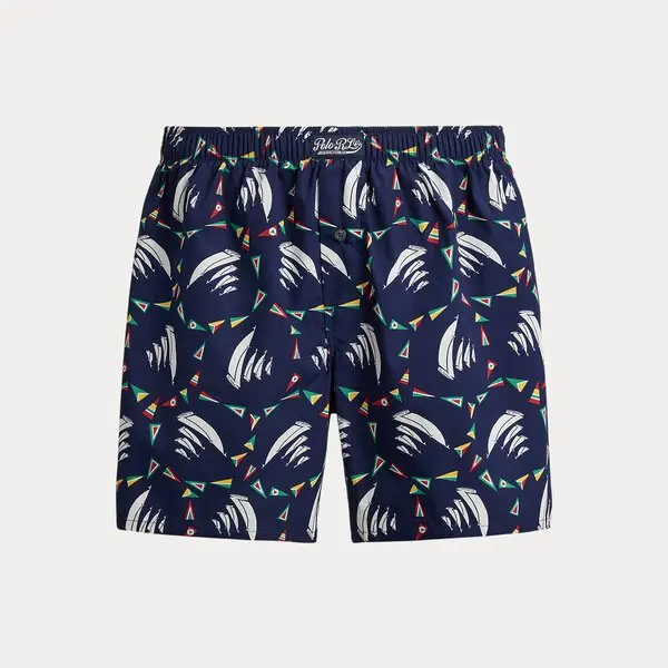 Ralph Lauren Print Woven Cotton Boxer - Windward Sail Print
