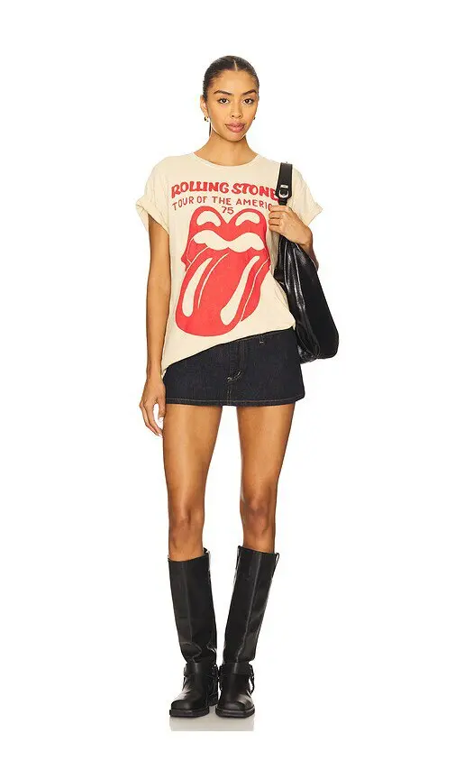 MadeWorn Rolling Stones Tee - Tea Stained