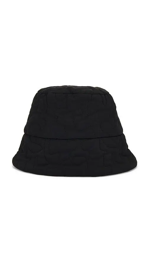 Lack Of Color Coast Puffer Bucket Hat - Black