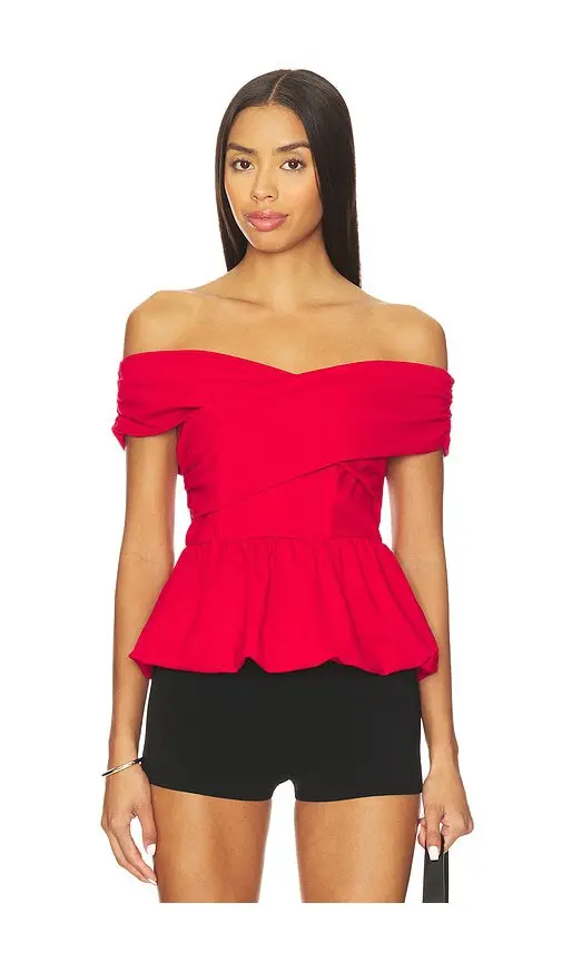Astr The Label Tennille Top - Red