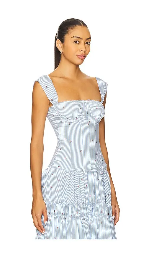 WeWoreWhat Ruched Cup Corset