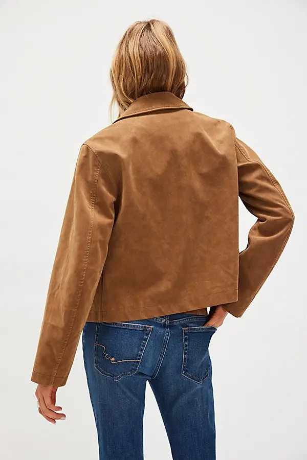 Free People We The Free Hera Vegan Suede Jacket