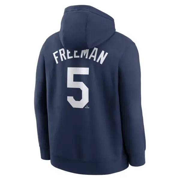 Nike Freddie Freeman Los Angeles Dodgers Mlb Pullover Hoodie - Blue