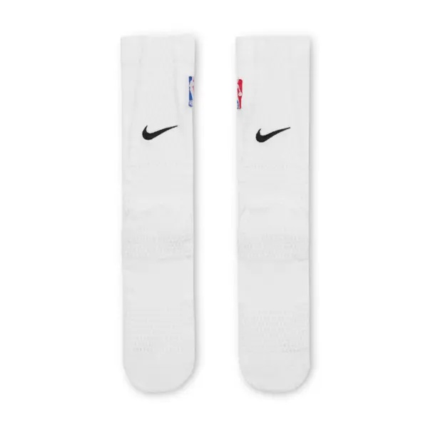 Nike Unicorn ホワイトソックス NBAロゴ 2足 NBA Nike Logoman Unicorn Cushion Crew Socks - White