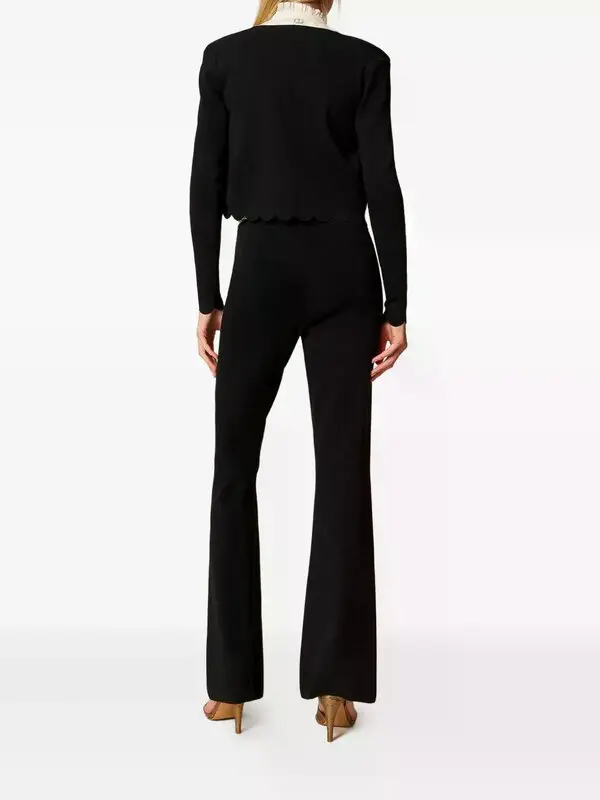 TWINSET Flared Knit Trousers