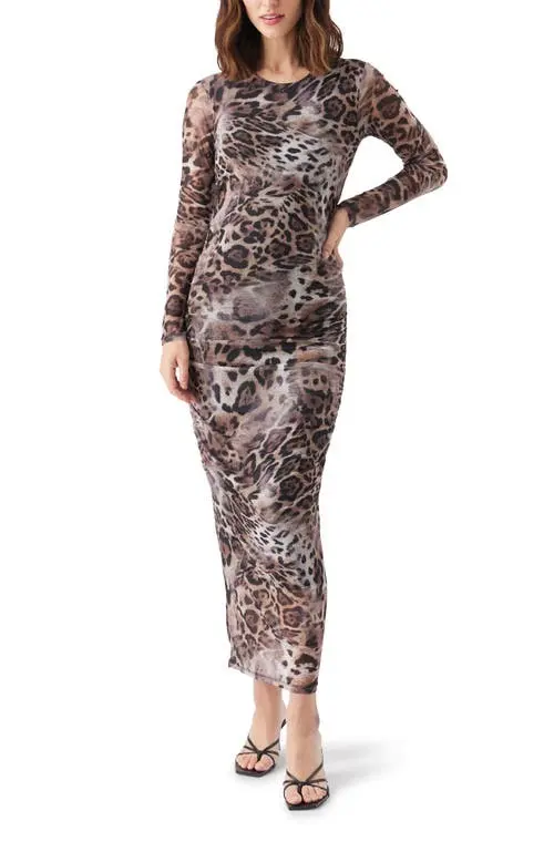 RIPE MATERNITY Savannah Printed Mesh Jersey Dress