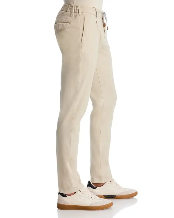 Eleventy Jersey Jogger Pants - Sand