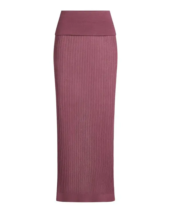 SKIMS Sheer Knit Maxi Skirt