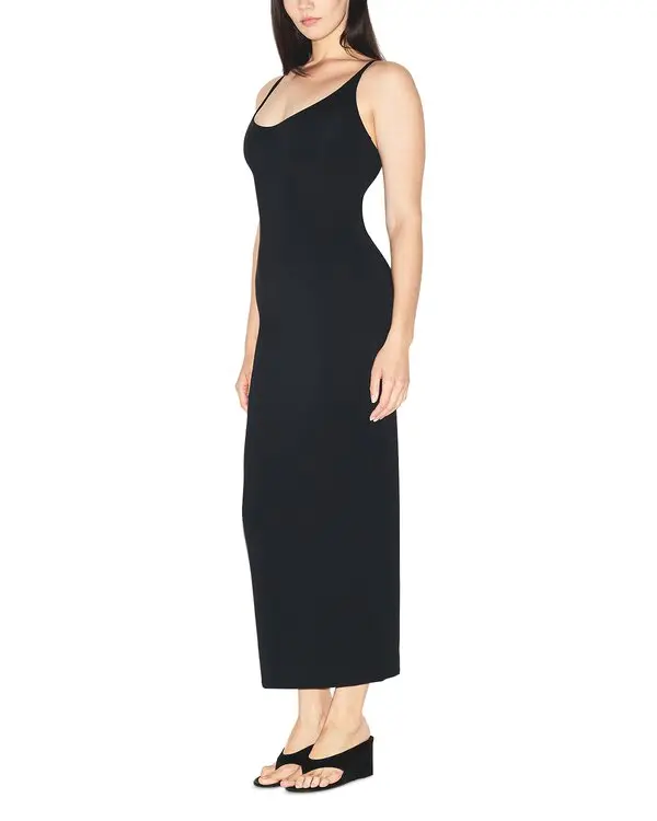 SKIMS Smooth Layers Scoop Neck Dress - Obsidian