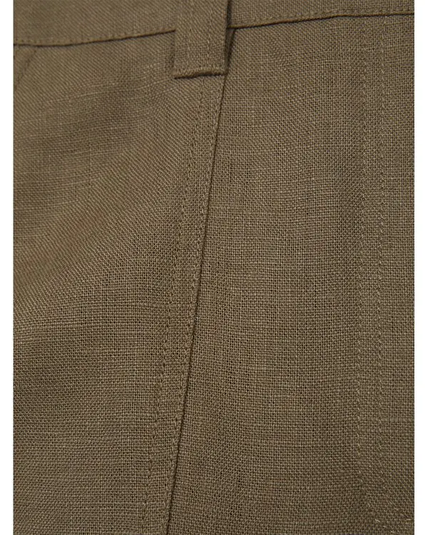 REISS Petites Ashby Linen Pants