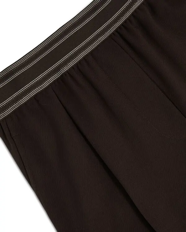REISS Camelia Wide Leg Trousers - Chocolate