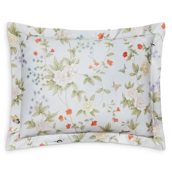 SFERRA X Scalamandre Luoyang Garden King Sham - Sky