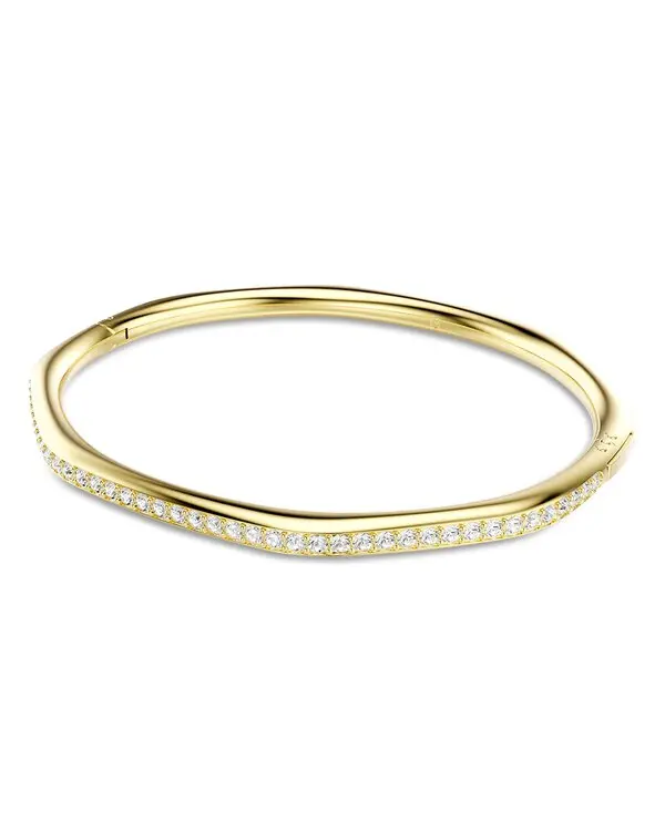 SWAROVSKI Dextera Pave Crystal Bangle Bracelet - Gold