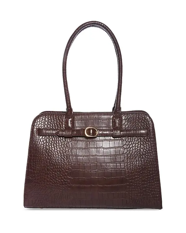 Aqua Belted Shoulder Bag