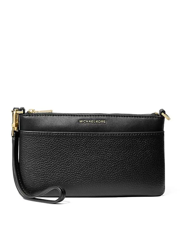 Michael Kors Jet Set Medium Top Zip Convertible Wristlet - Black