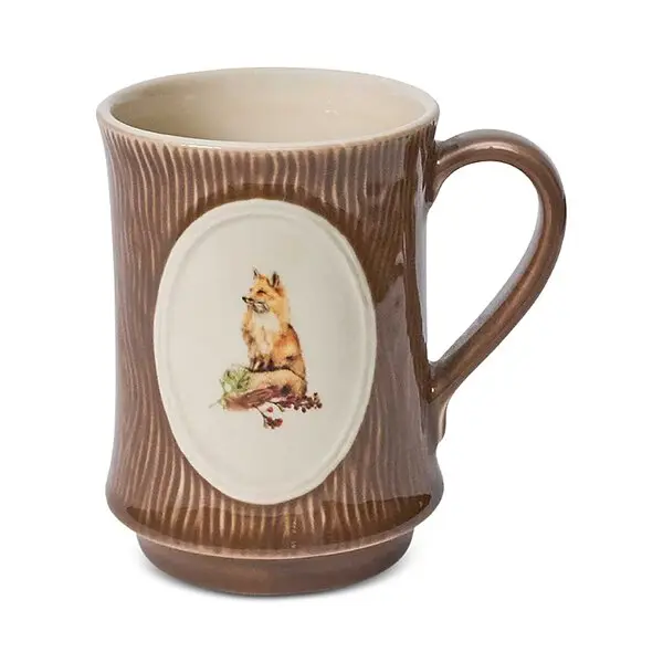 JULISKA Forest Walk Fox Mug - Café Au Lait