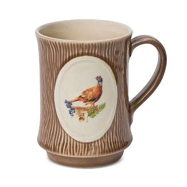 JULISKA Forest Walk Pheasant Mug - Café Au Lait